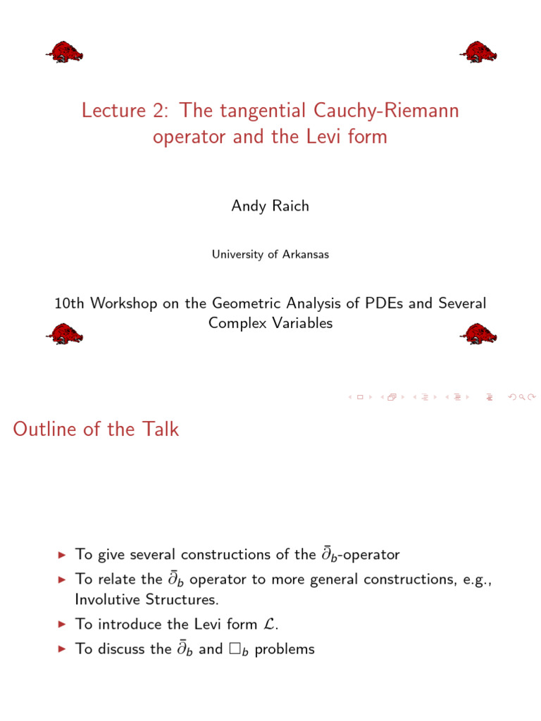 Raich Lecture2 | PDF | Mathematical Concepts | Algebra