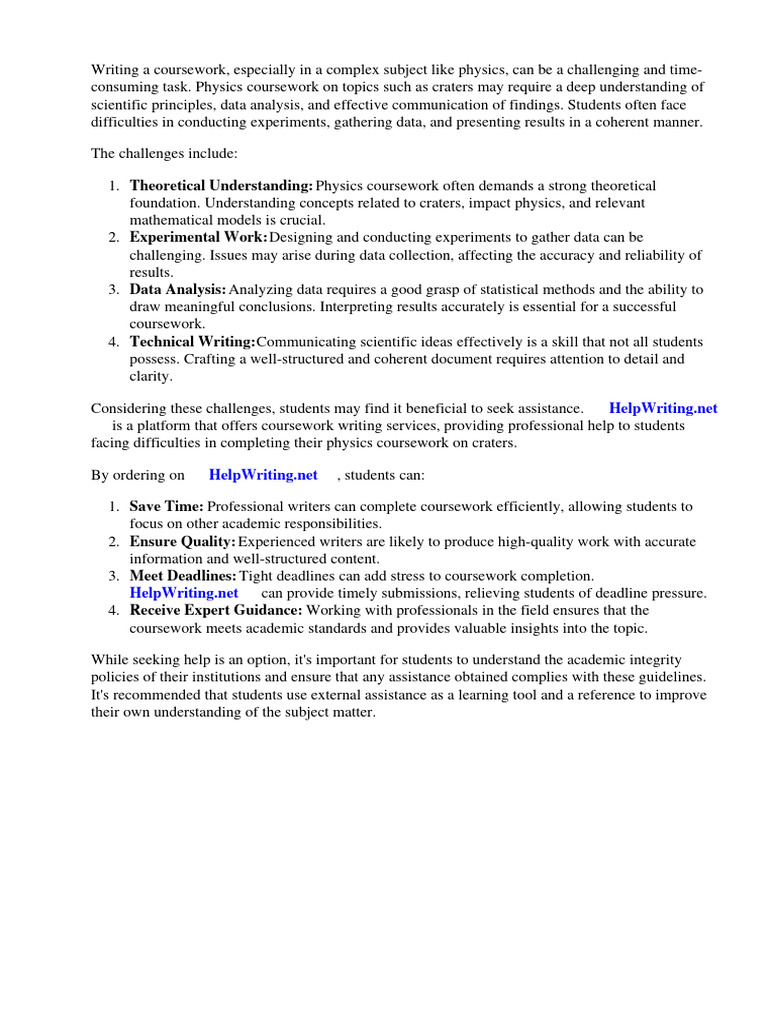 Physics Coursework Craters | PDF | Impact Crater | Experiment
