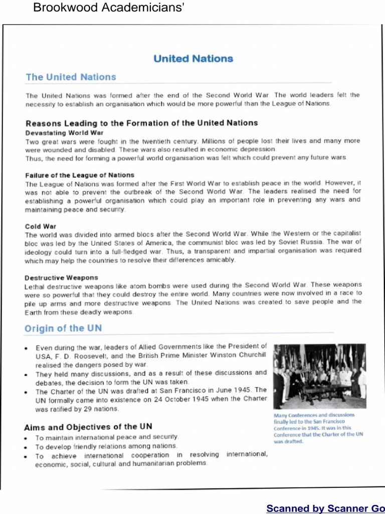 United Nations Pdf