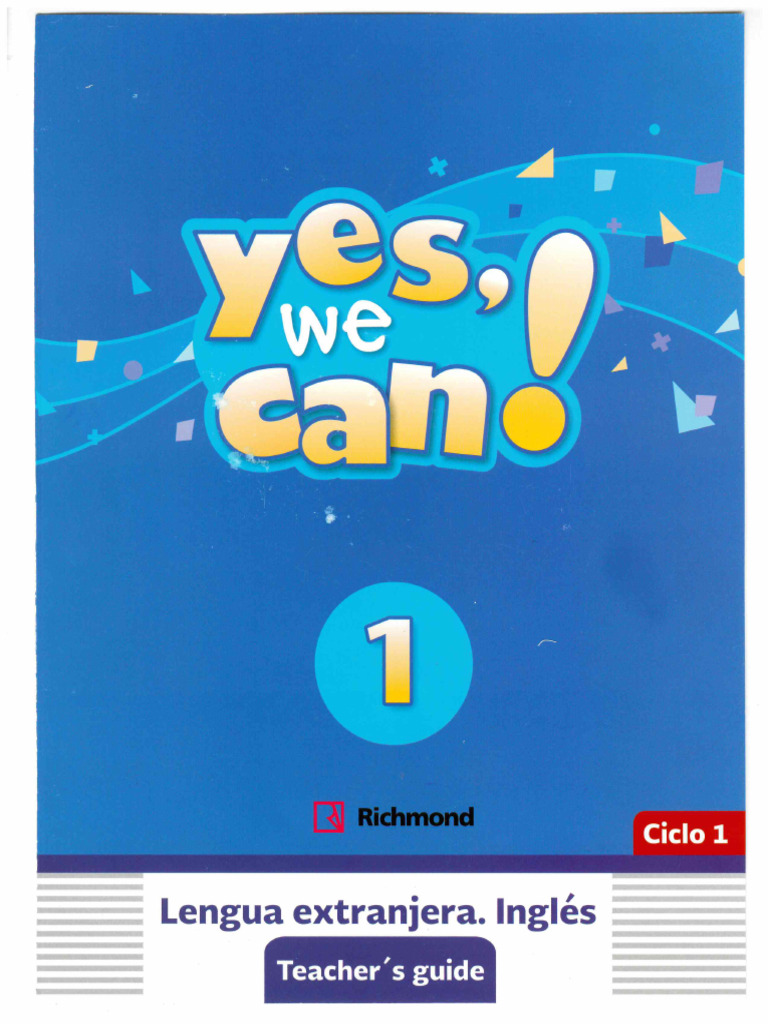 YES WE CAN 1 Teacher's Book | PDF
