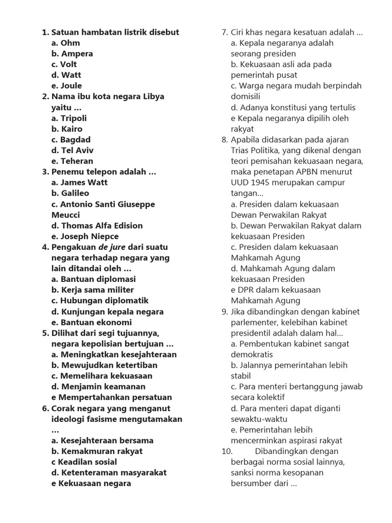 Satuan Hambatan Listrik: Ohm | PDF