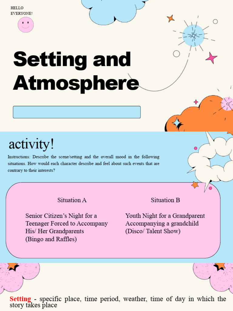 Setting and Atmosphere | PDF | Feeling | Poetry