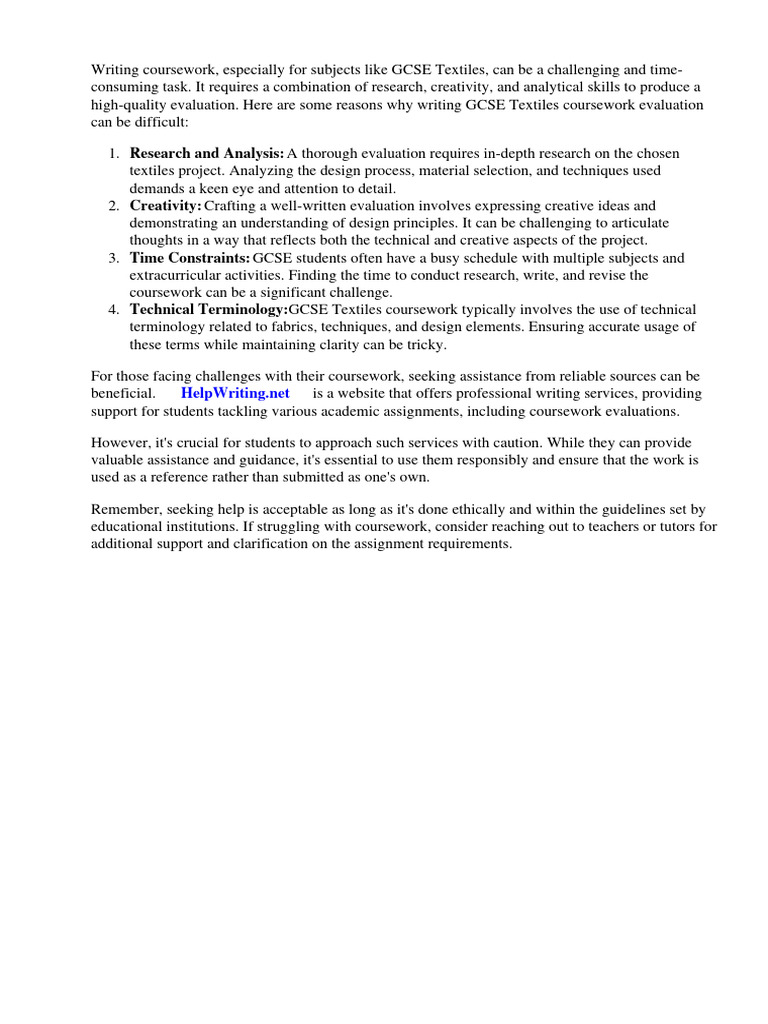 GCSE Textiles Coursework Help | PDF | Clothing | Embroidery