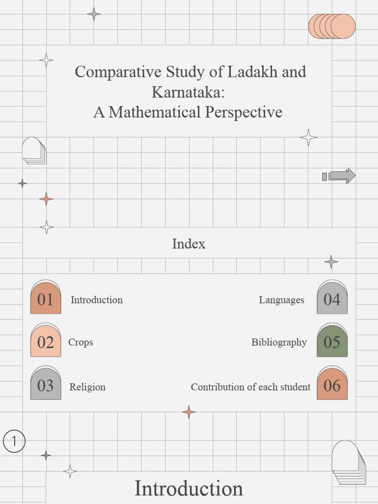 Comparative Study of Ladakh and Karnataka | PDF | Agriculture