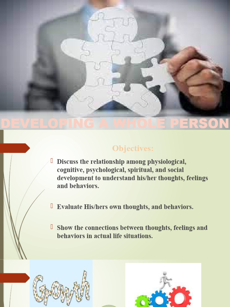 Lesson 2 Developing A Whole Person | PDF | Adolescence | Thought