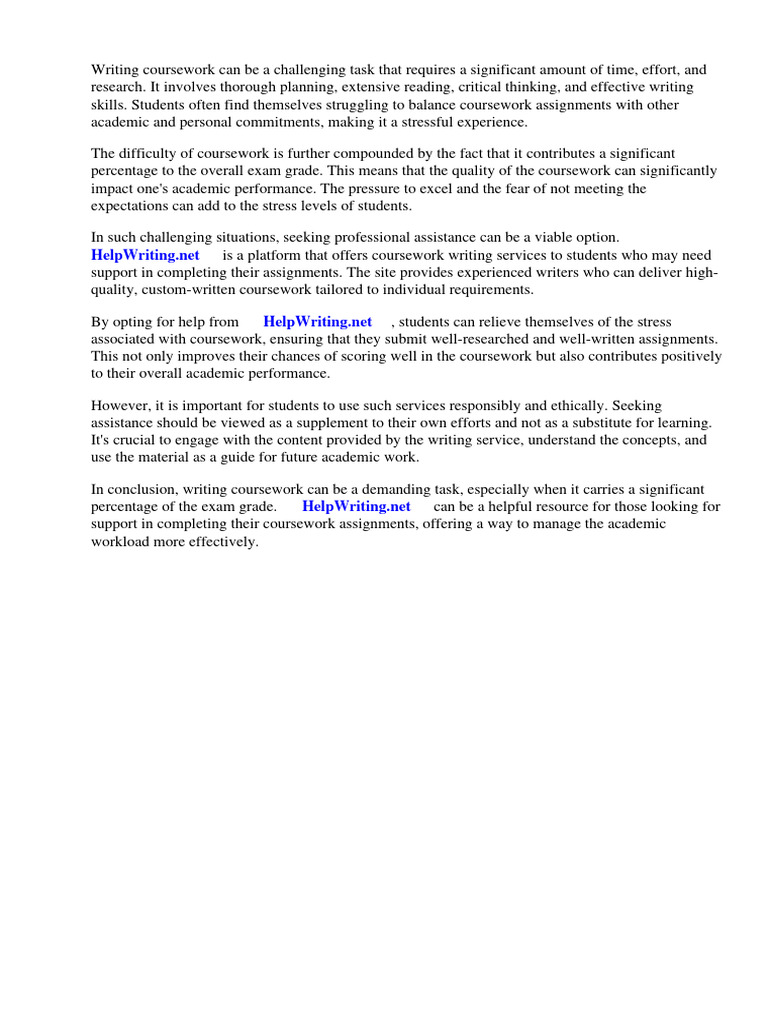 Coursework Exam Percentage | PDF