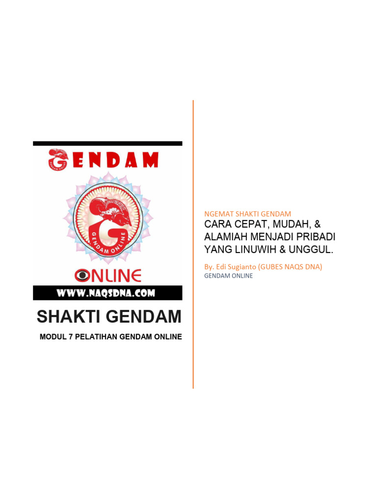 Ngemat Shakti Gendam | PDF