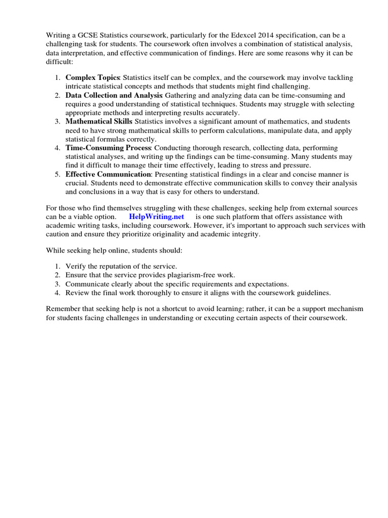 GCSE Statistics Coursework Guide | PDF | Statistics | Histogram