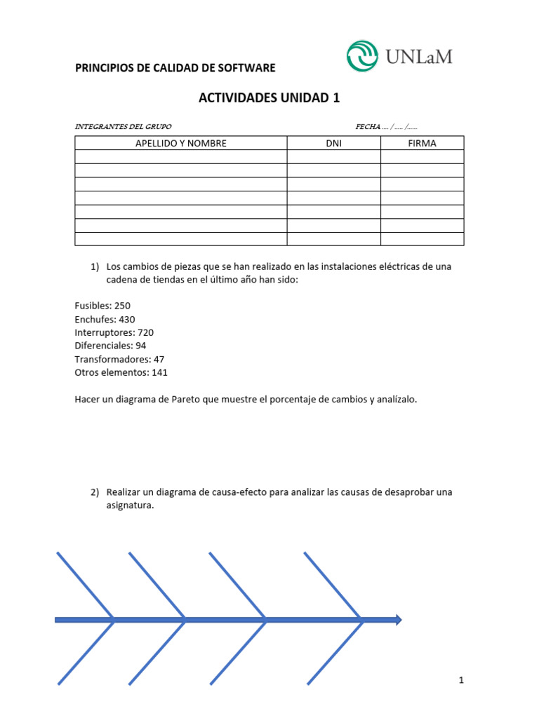 Actividad Numero 1 Principios de Calidad de Software Introduccion Historia de La Calidad ...