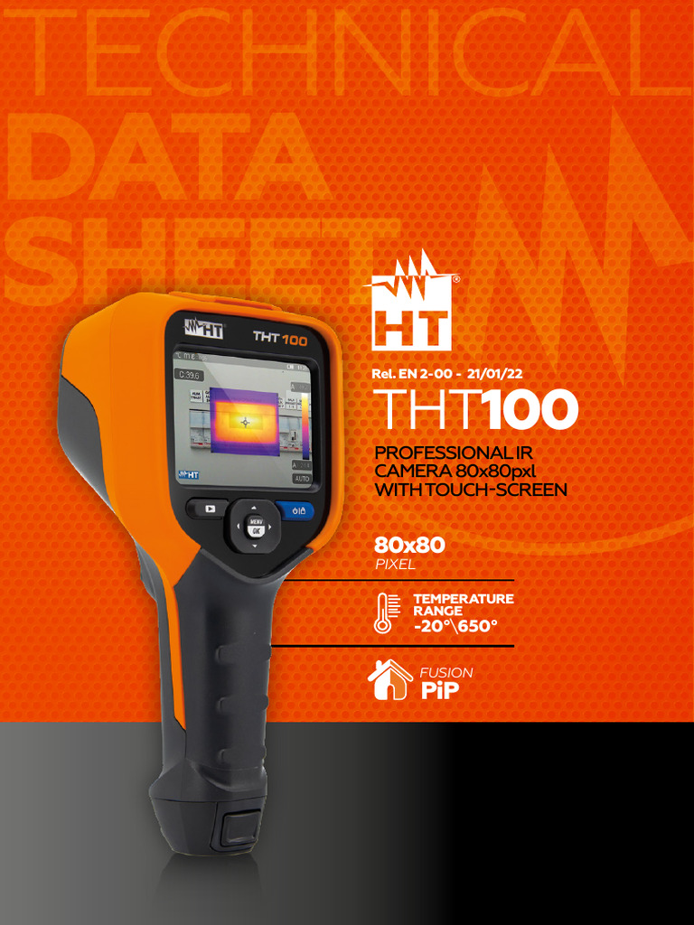 Datasheet THT 100 | PDF | Infrared | Image Resolution
