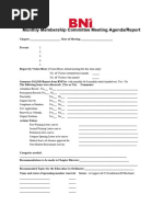 BNI 1-2-1 - Bio Sheet Format | PDF | Knowledge | Cognitive Science