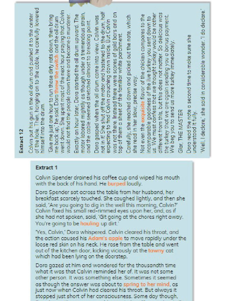 Class 8 Passages | PDF