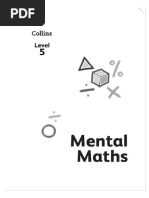 Mental Maths For 8 | PDF | Area | Mathematics