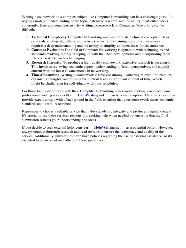 Computer Networking Coursework | PDF | Computer Network | Network Topology Computer Networking Coursework | PDF | Computer Network | Network Topology