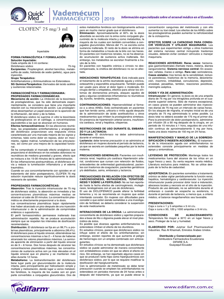 Clofen Aidrxuax | PDF | Droga anti-inflamatoria libre de esteroides ...
