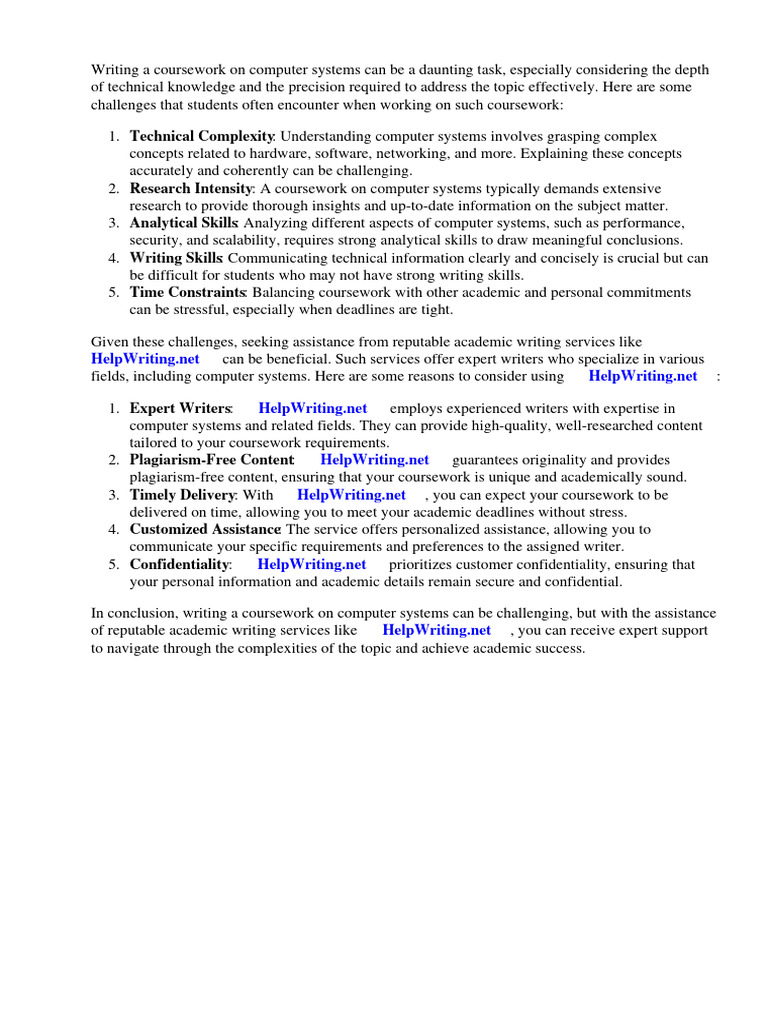 Computer System Coursework | PDF | Computer Science | Computer Programming