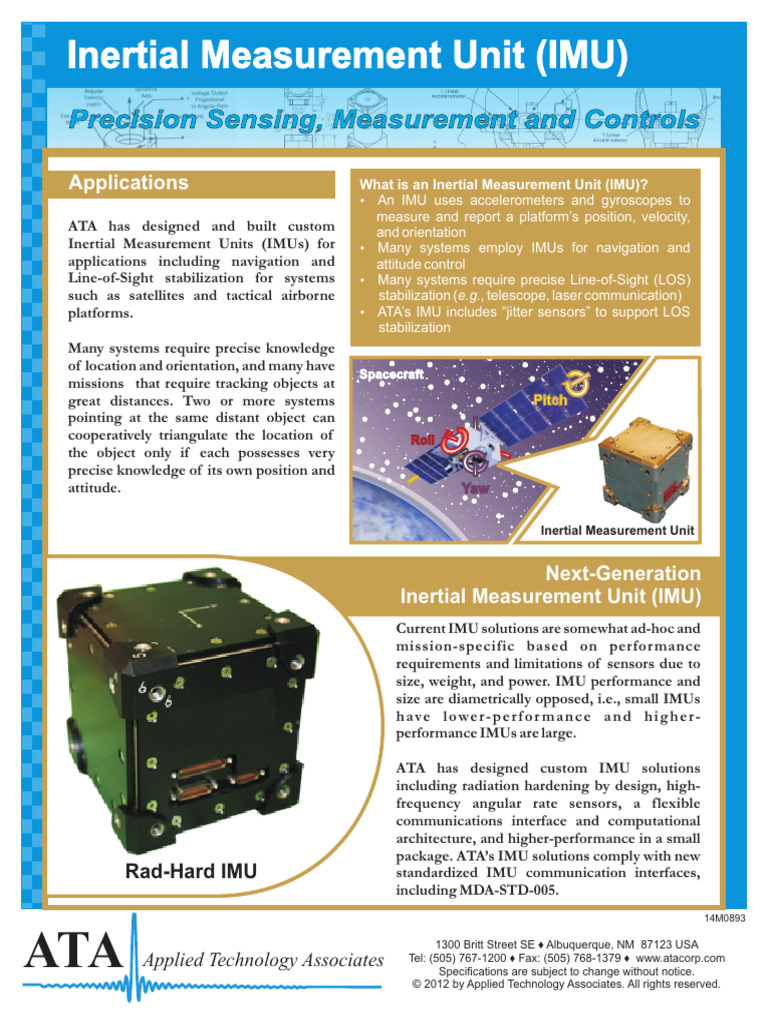 Satsearch - 9im2vb - Applied - Technology - Associates - Inertial ...