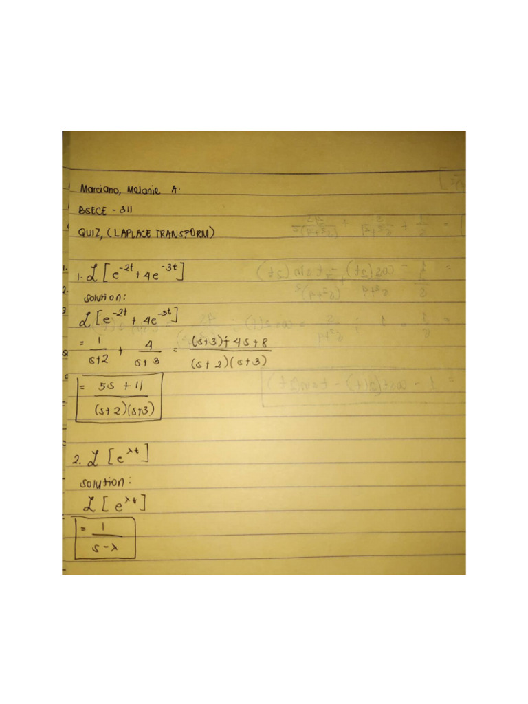 Marciano, Melanie A. - AD - MATH QUIZ | PDF