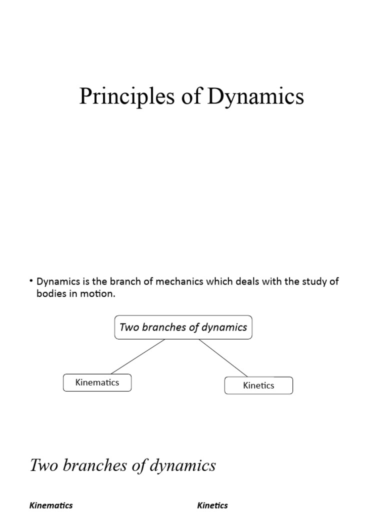 Principles of Dynamics | PDF