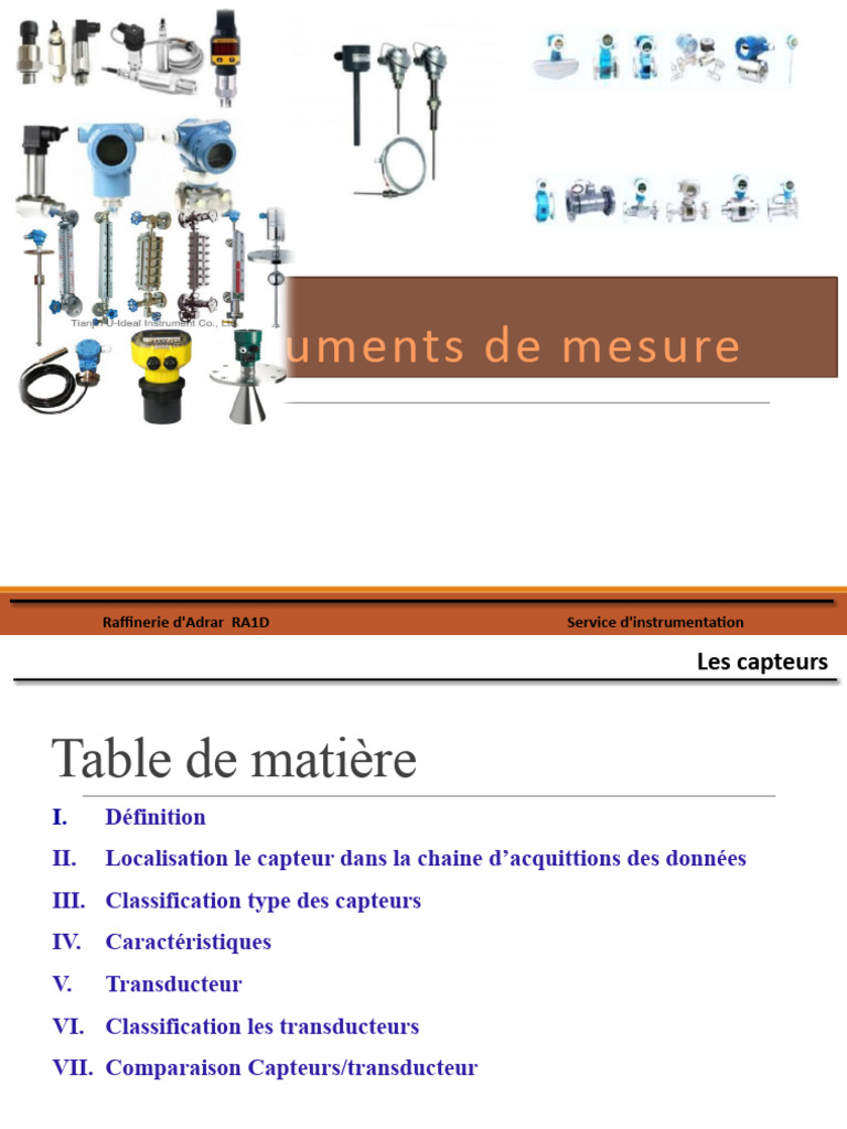 Les Instruments de Mesure | PDF