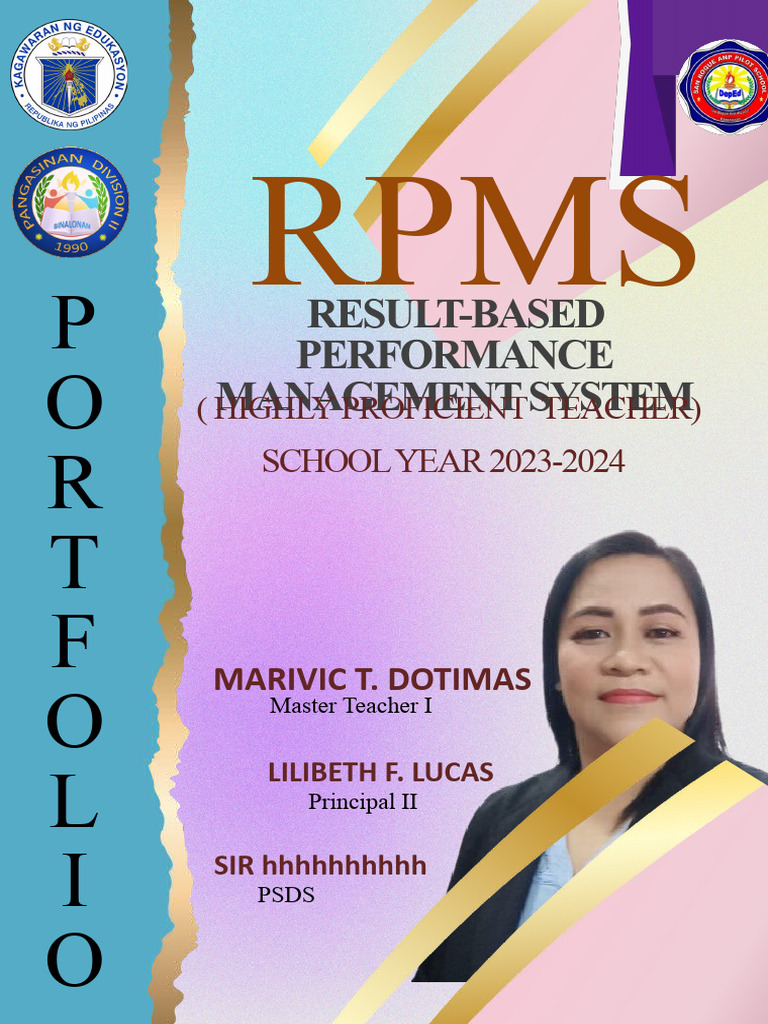 RPMS 2023-2024 Portfolio Mti-Iv | PDF