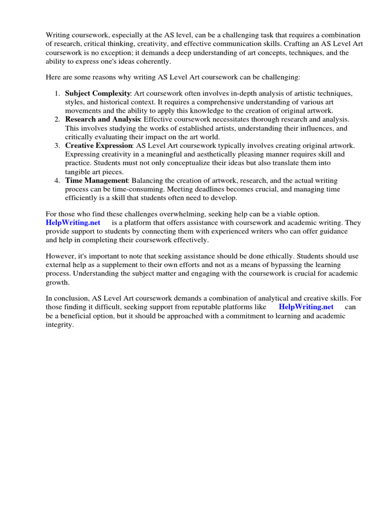 As Level Art Coursework Examples | Download Free PDF | Creativity ...
