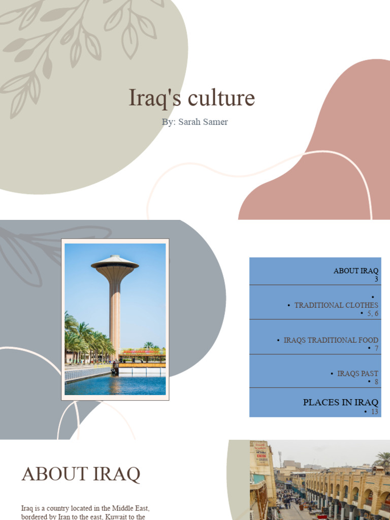 Iraq's Culture | PDF | Iraq | Iraqi Kurdistan