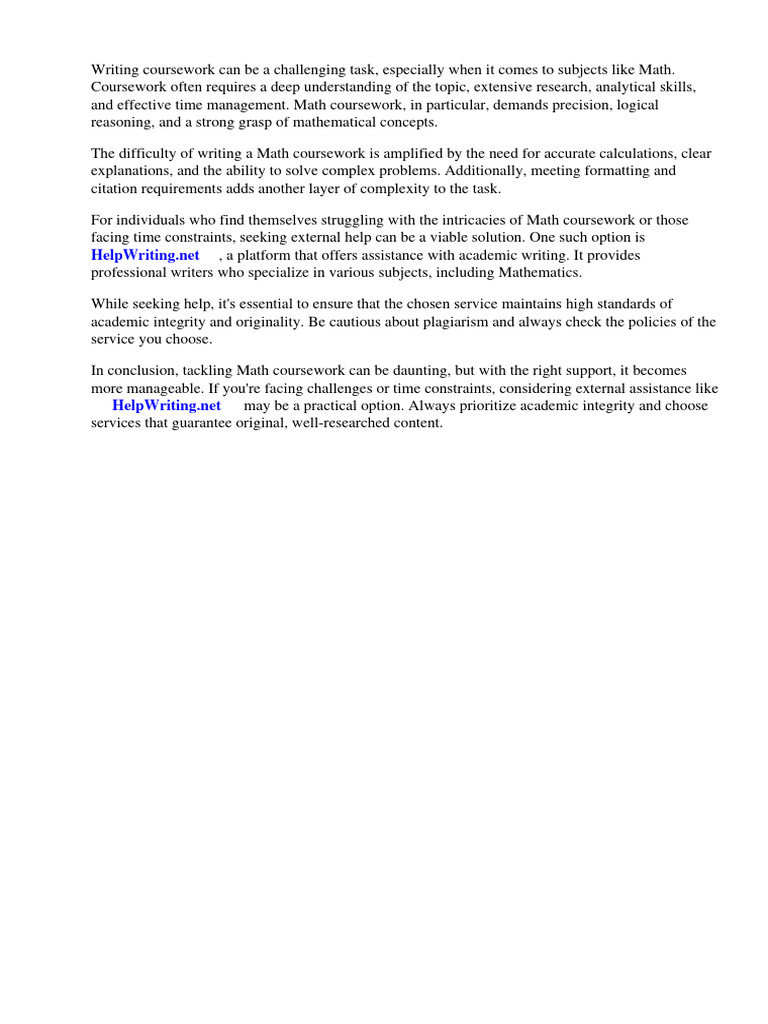 Coursework Math T 2015 | PDF | Mathematics | Equations