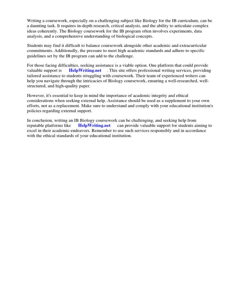 Biology Coursework Ideas Ib | PDF | Http Cookie | Herbivore