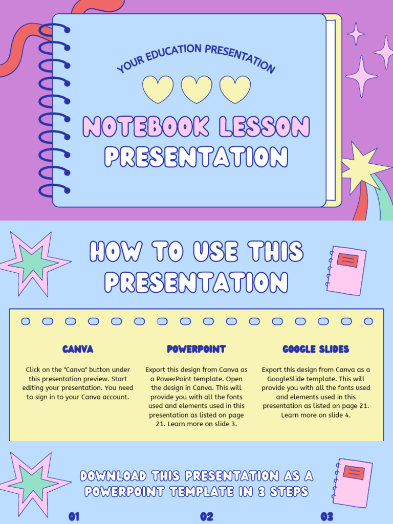 Salinan Dari Pastel Cute Geometric Notebook Lesson Presentation | PDF