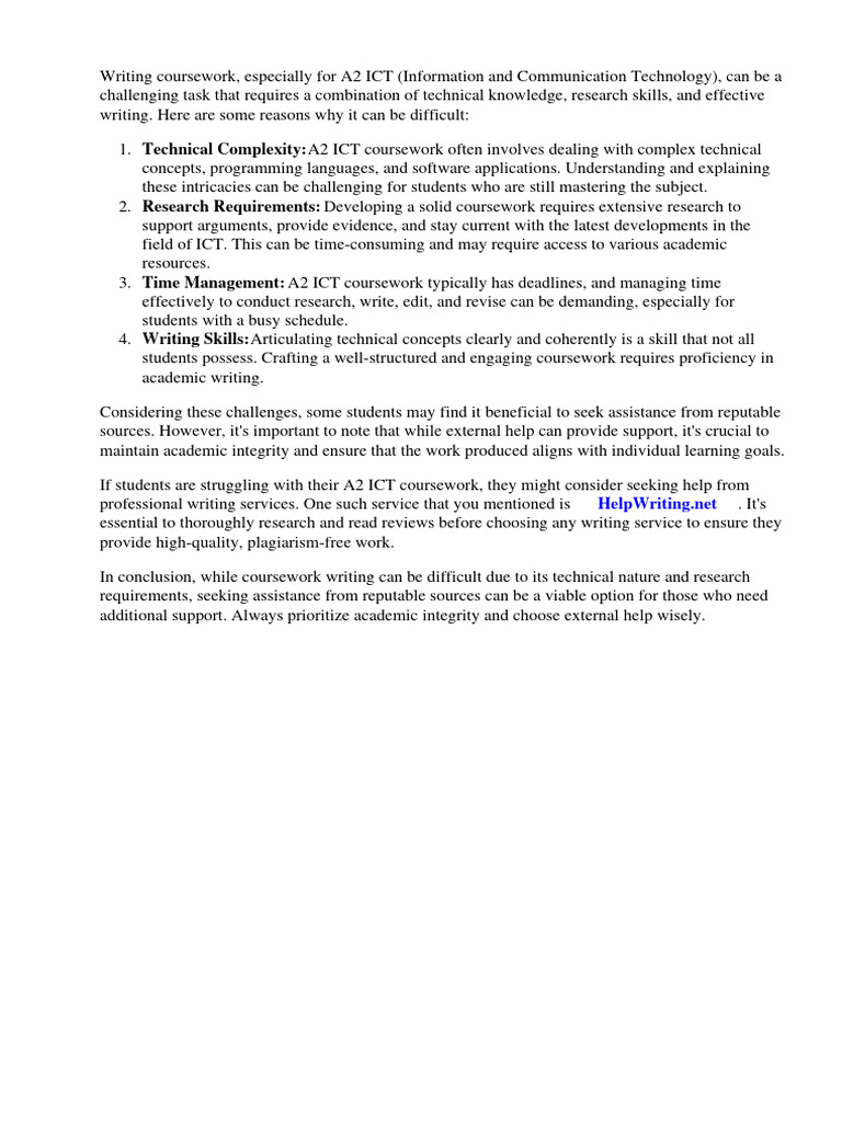 A2 Ict Coursework Ideas | PDF | Information And Communications ...