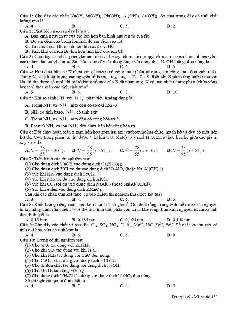 HSG T NG Ôn LT 1 | PDF