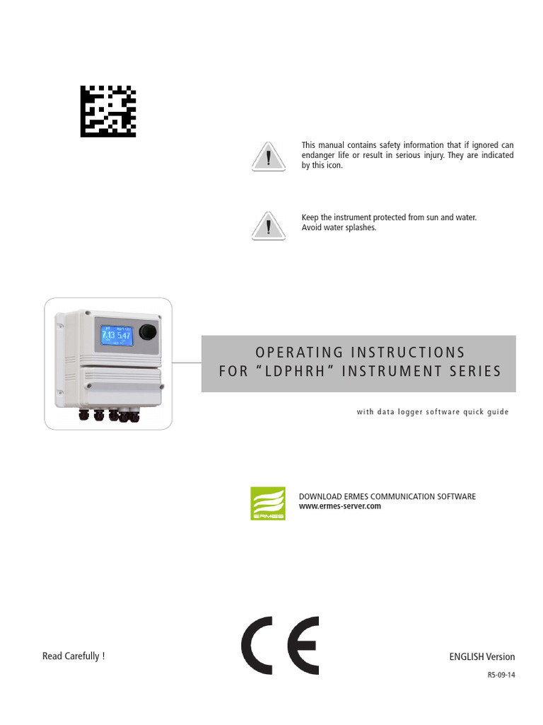 LDPHRH pH & ORP Controller Manual | PDF