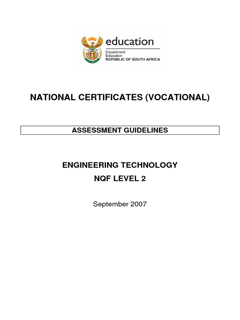 Engineering Technology Assessment Guidelines | PDF | Educational Assessment | Rubric (Academic)