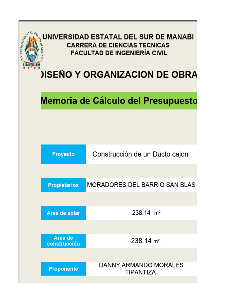 PRESUPUESTOS | PDF | Ingeniero civil | Materiales