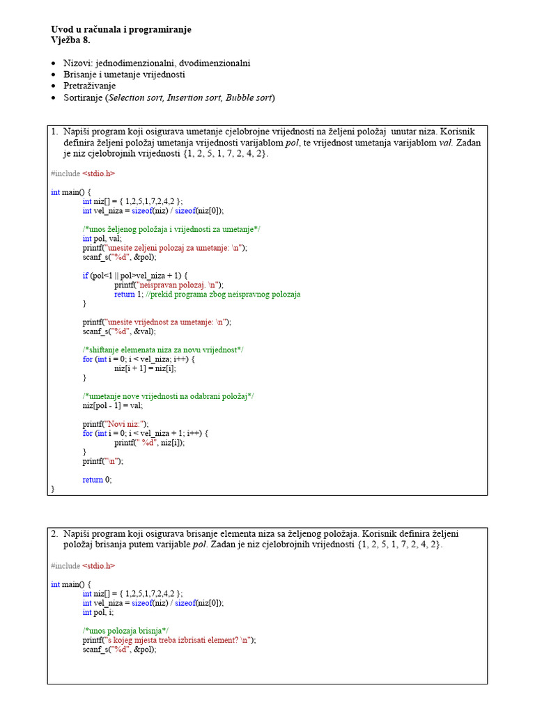 Vjezba 8 Uurp 2018 19 | PDF
