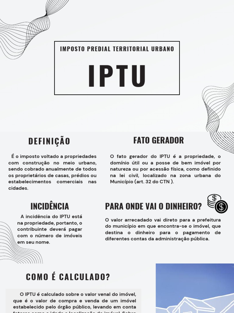 Imposto Predial Territorial Urbano | PDF