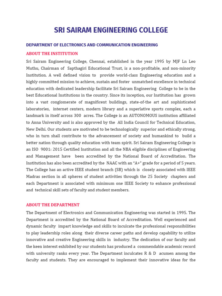 Ic3iot 2024 Brouchure-Tamizh | PDF | Computer Network | Computing