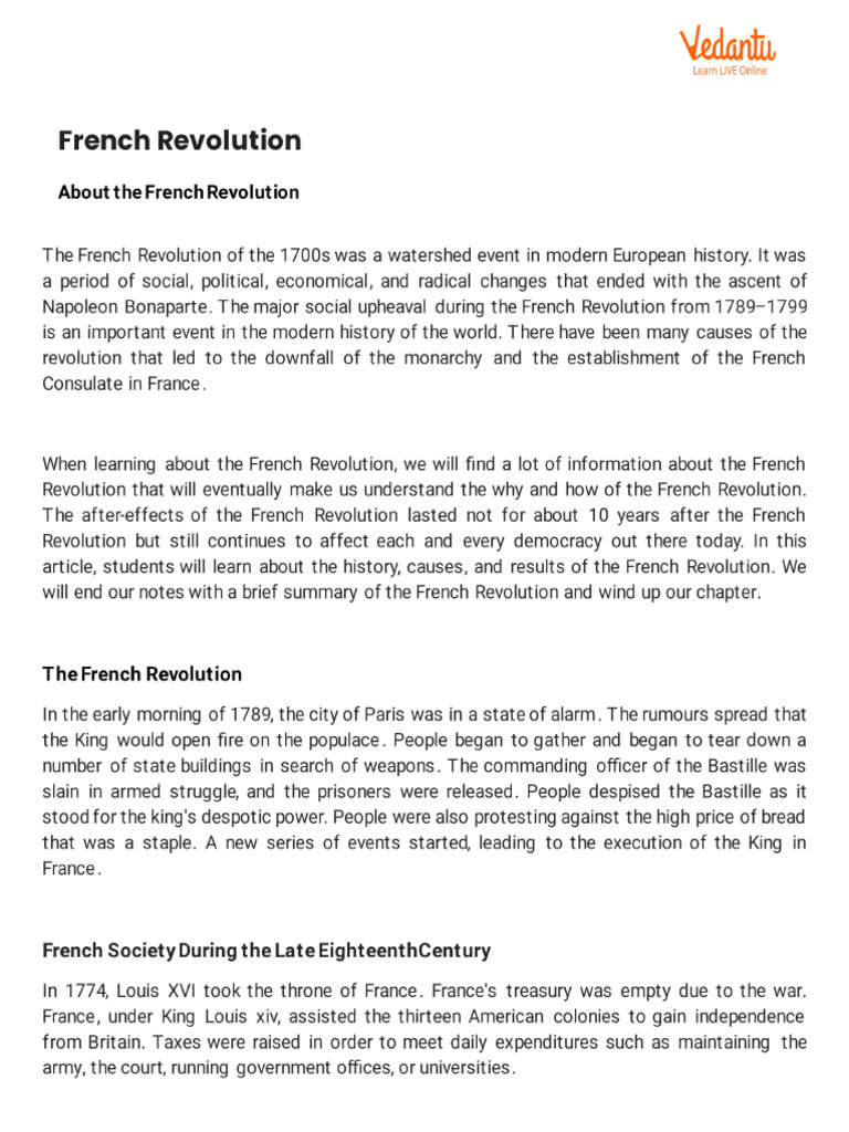 French Revolution | PDF