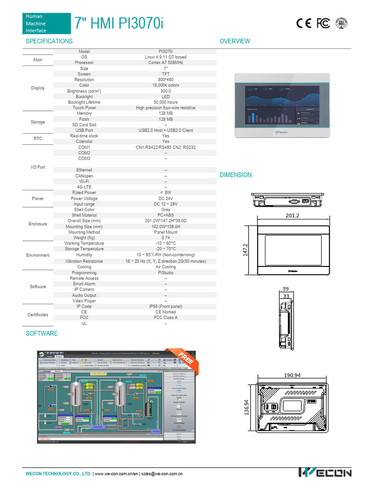 PI HMI Instruction | Download Free PDF | Usb | Consumer Electronics