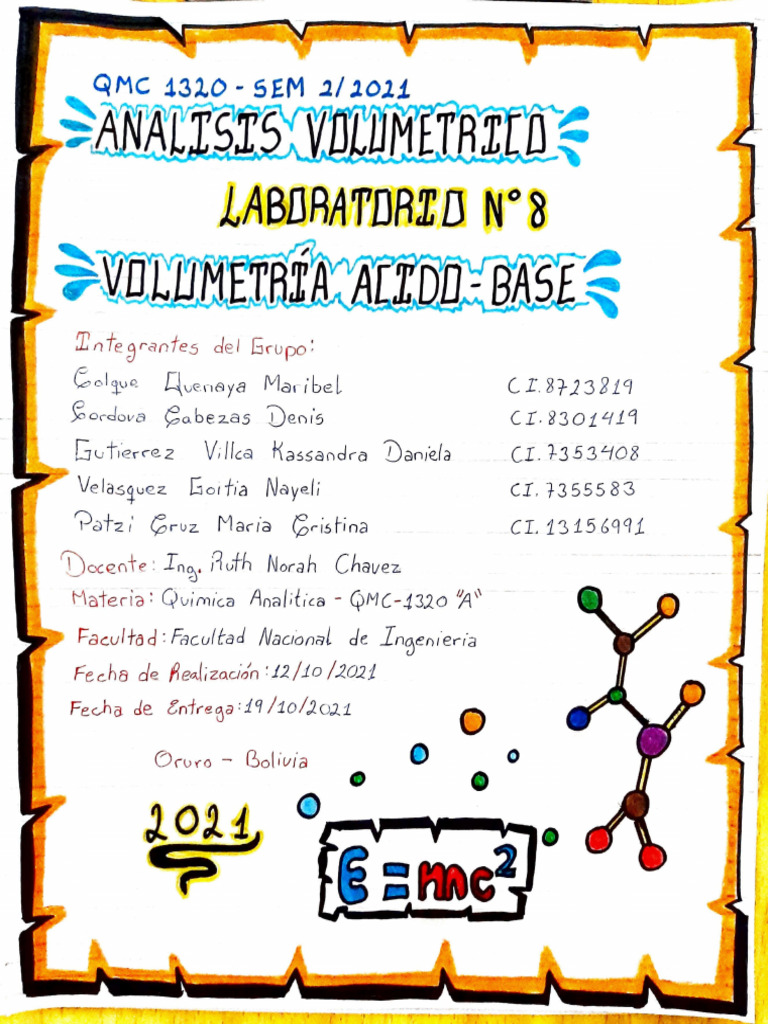 Análisis de Soluciones Ácido-Base en Química | PDF | Ciencia y matemáticas