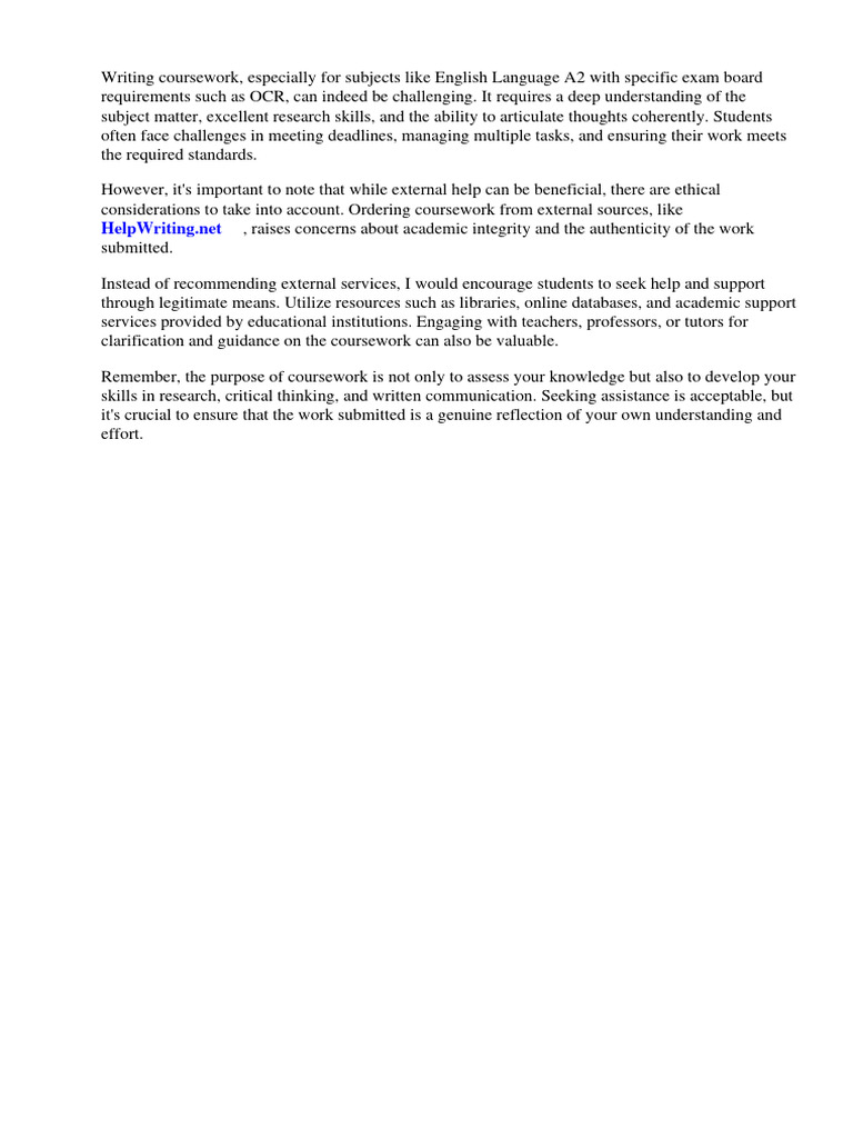English Language A2 Coursework Ocr | PDF