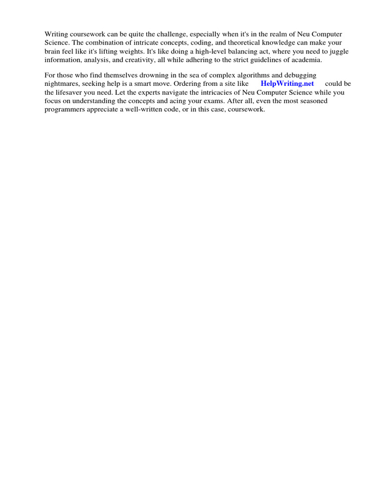 Neu Computer Science Coursework Pdf 2048