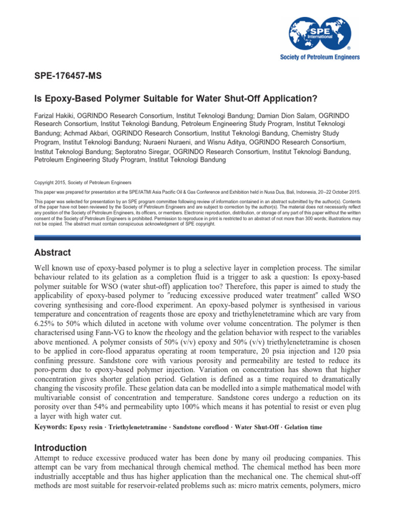 Epoxy Resin | PDF | Cross Link | Epoxy
