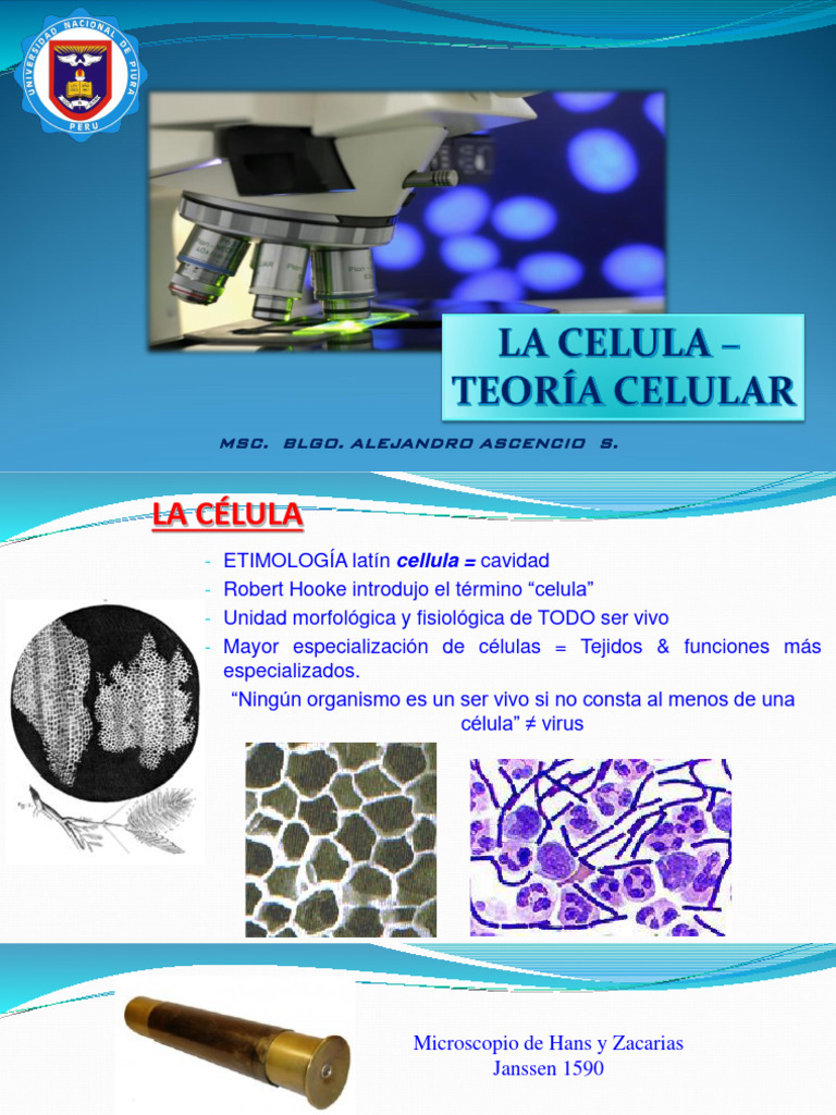 BIOLOGIA - Célula y Teoría Celular | PDF | Biología Celular) | Organismos