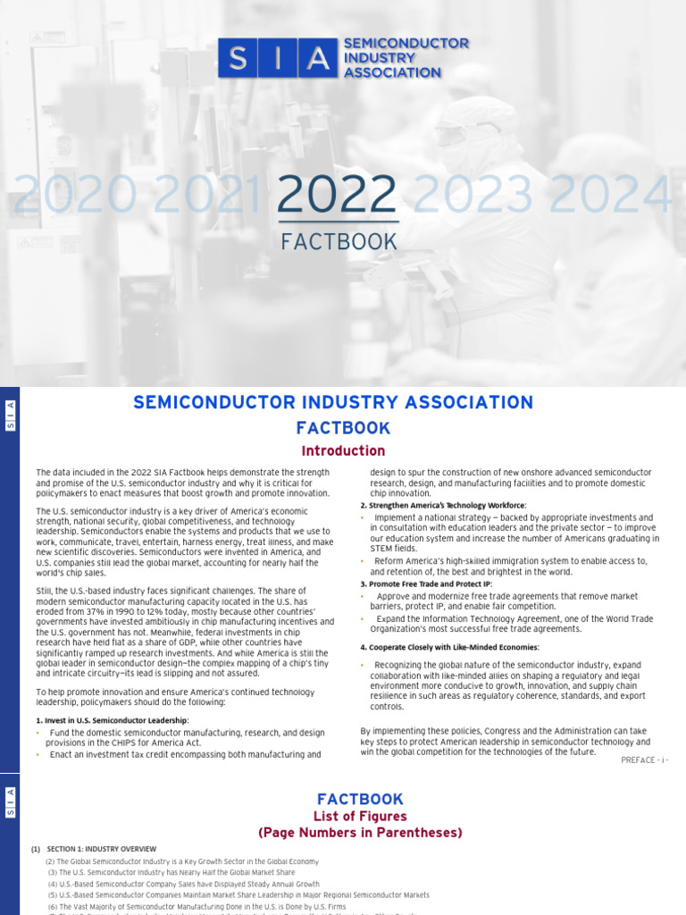 SIA 2022 Factbook - May 2022 | PDF
