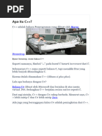 Tutorial Menggunakan Dev C | PDF