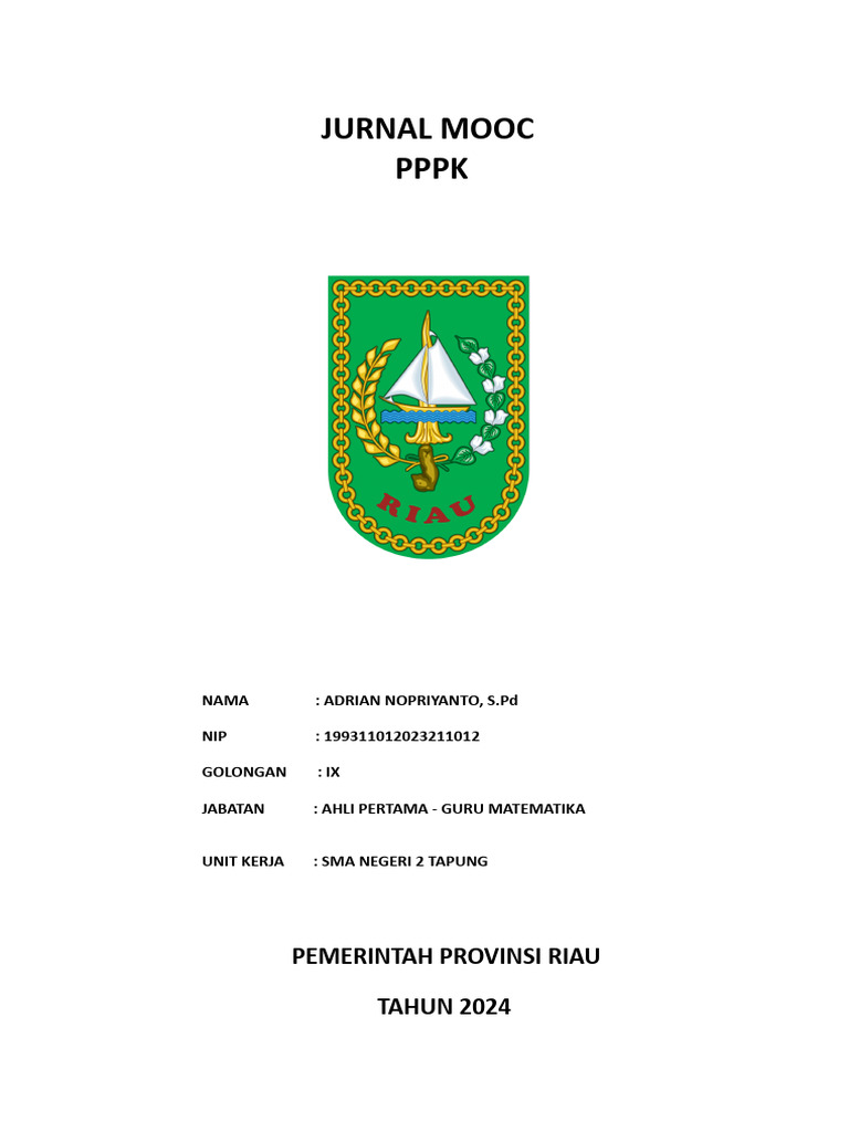 Jurnal Mooc PPPK Adrian Nopriyanto | PDF