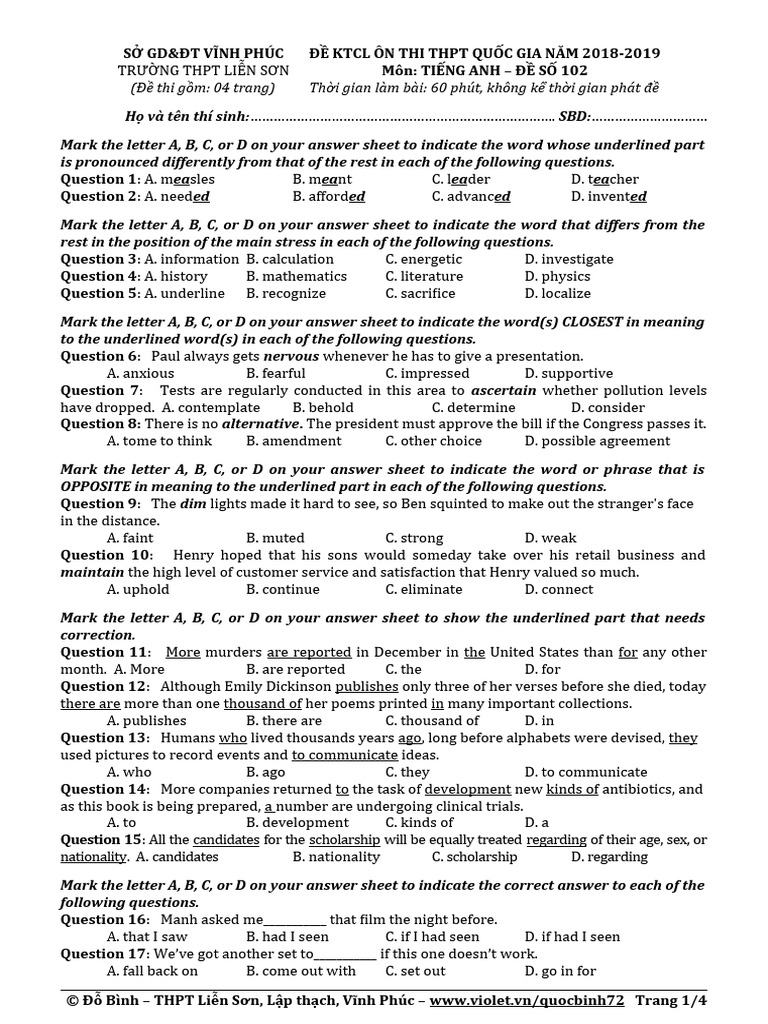 Mock Test 102 | PDF