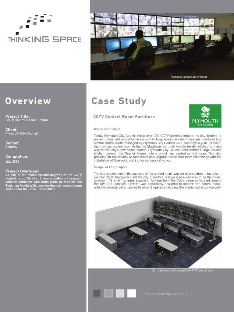 Plymouth City Council CCTV Control Room | PDF | Computer Monitor ...